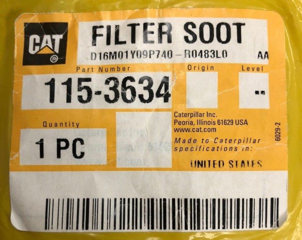115-3634: FILTER-SOOT -AIR CLEANER | Novi Group