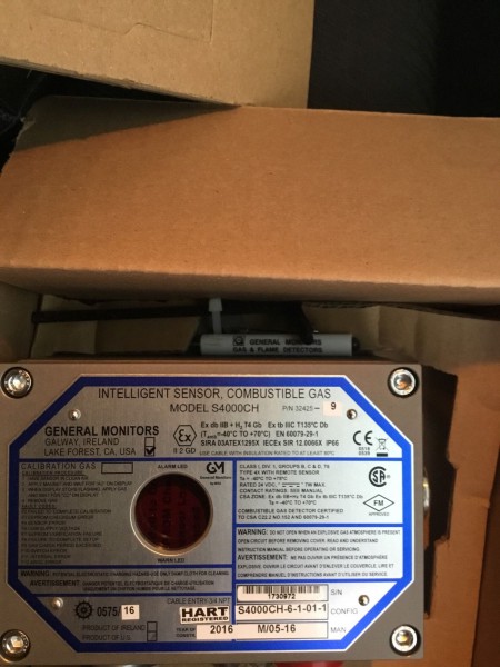 S4000CH-6-1-01-1: Combustable Gas Sensor | Novi Group