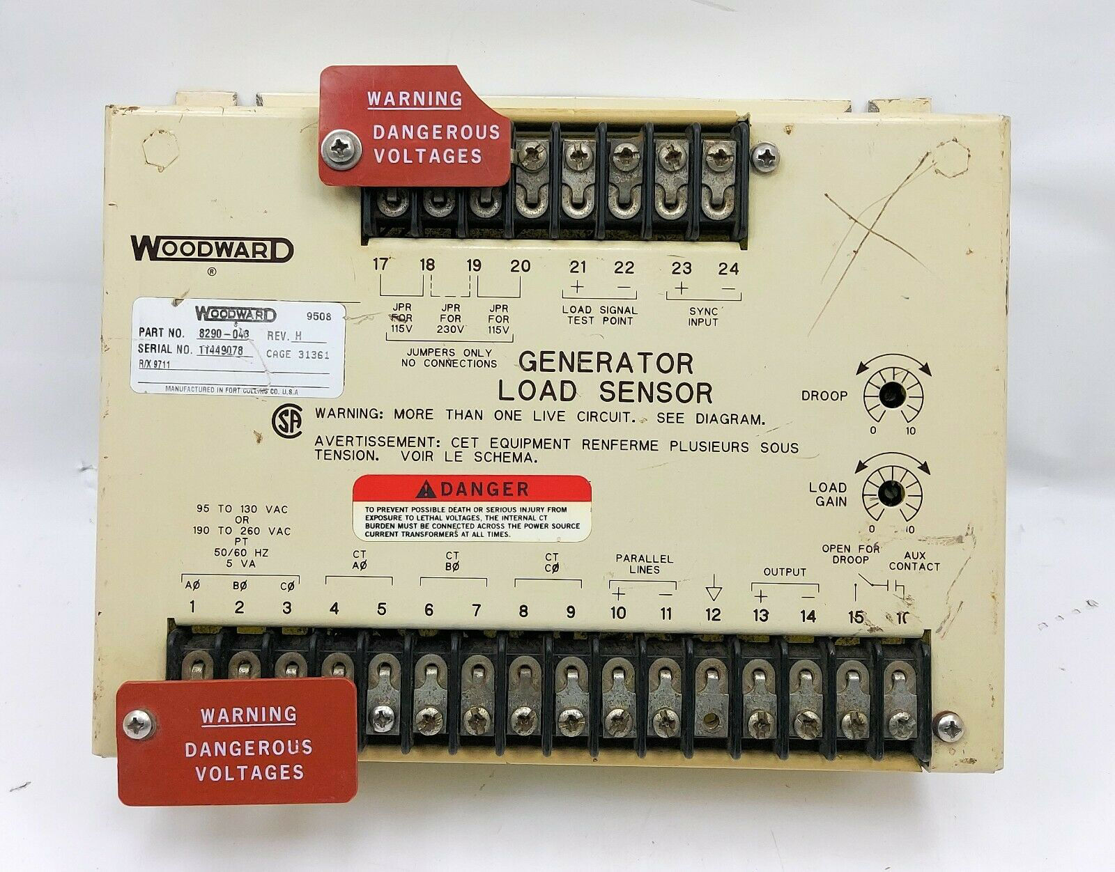 8290-048: Generator Load Sensor Module | Novi Group