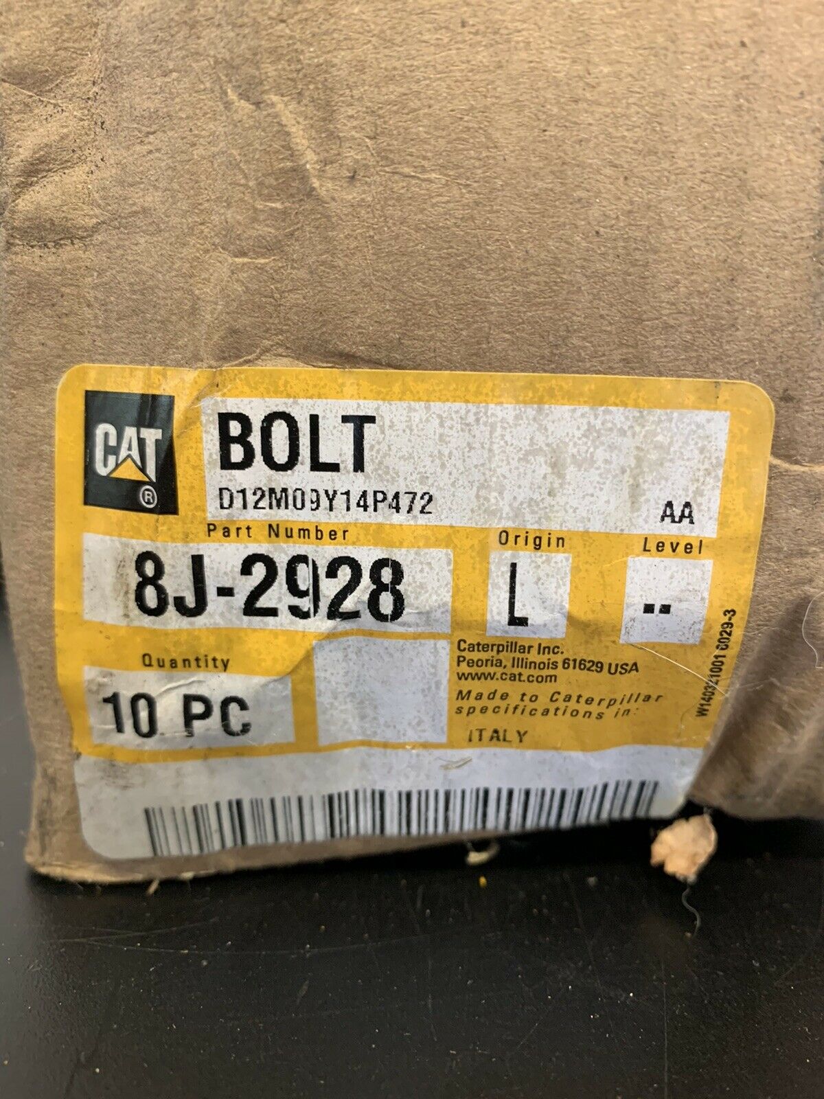 8J-2928: BOLT | Novi Group