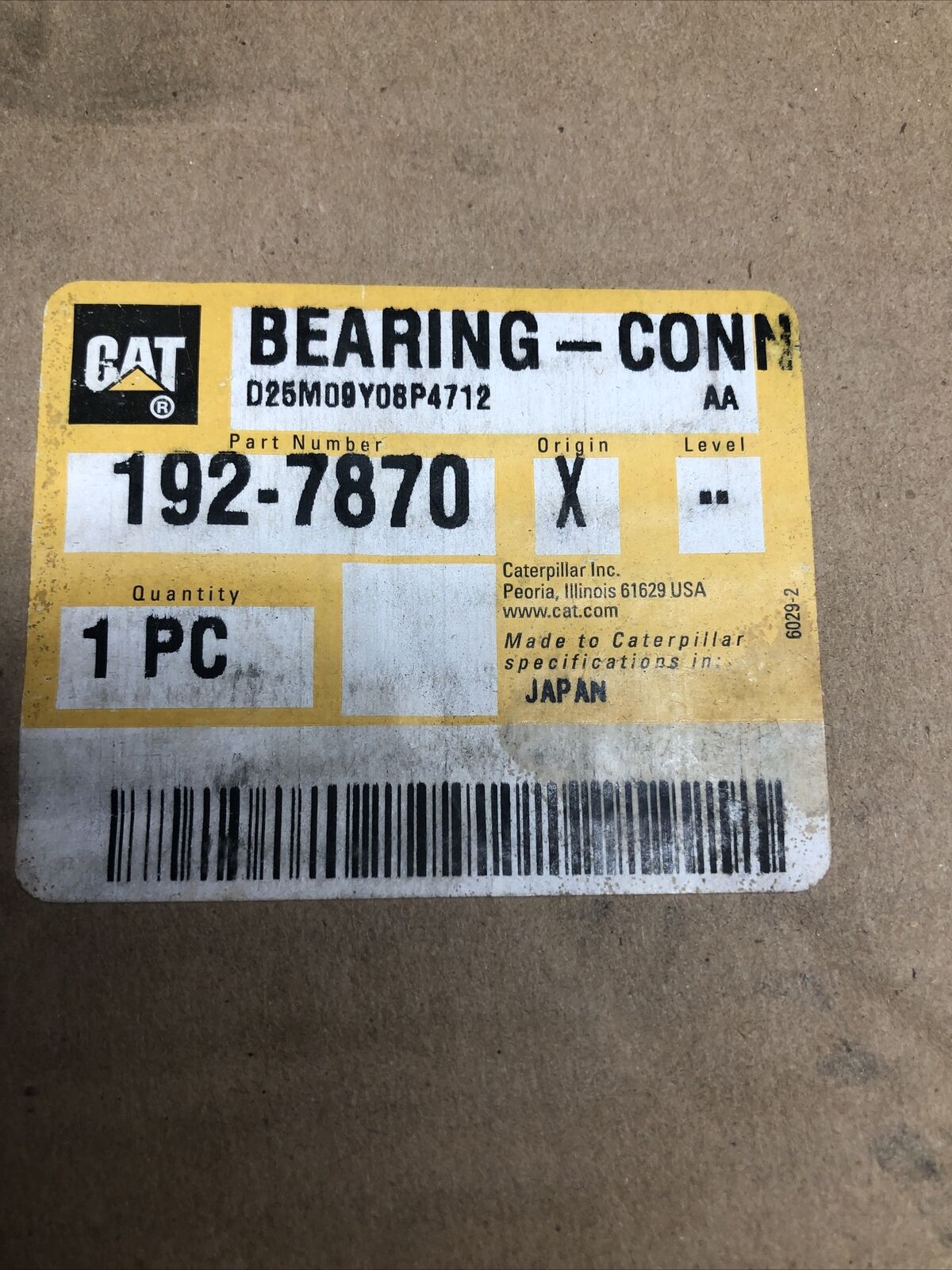 192-7870: BEARING CONN ROD | Novi Group