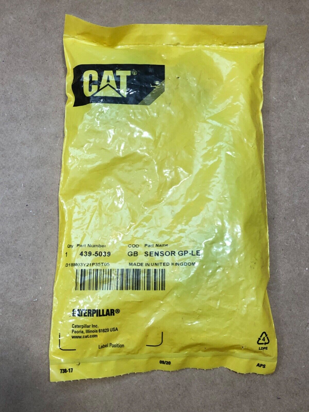 439-5039: SENSOR GP-LE | Novi Group