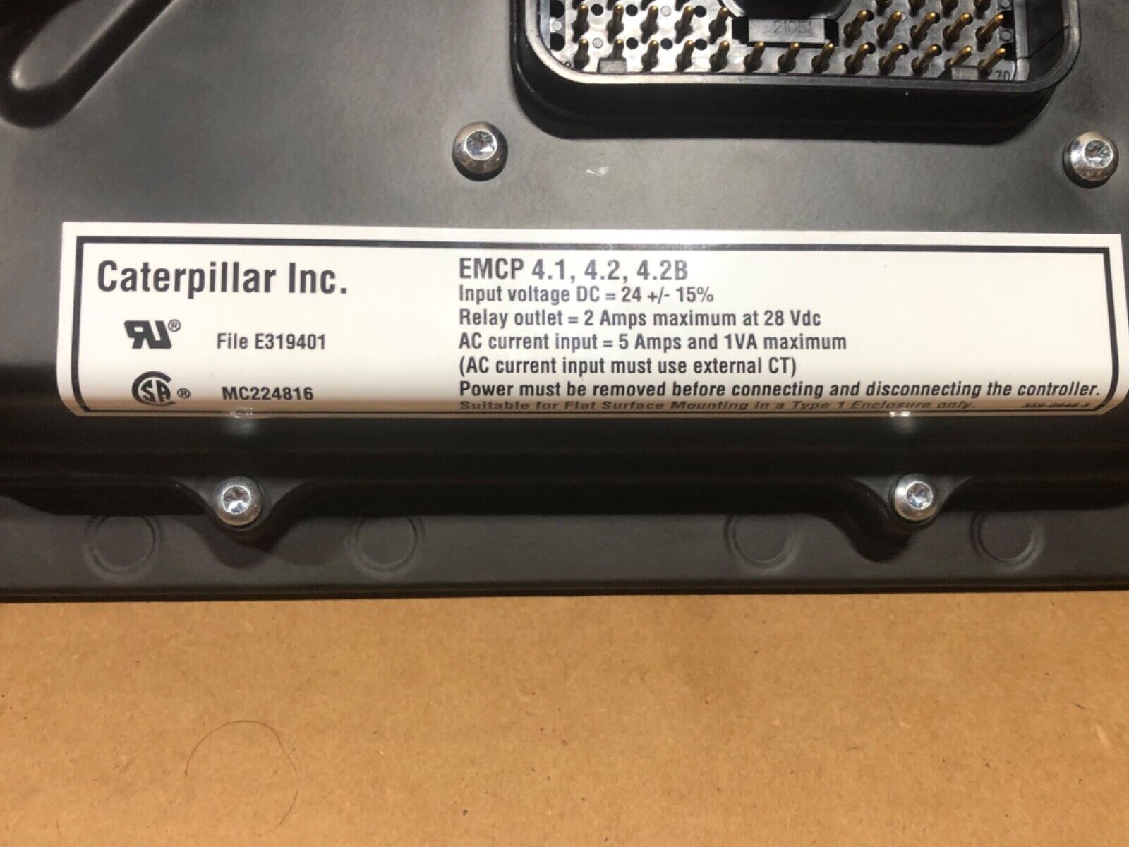 Caterpillar-592-5153: EMCP 4.2 CONTROL PANEL-GENERATOR | Novi Group