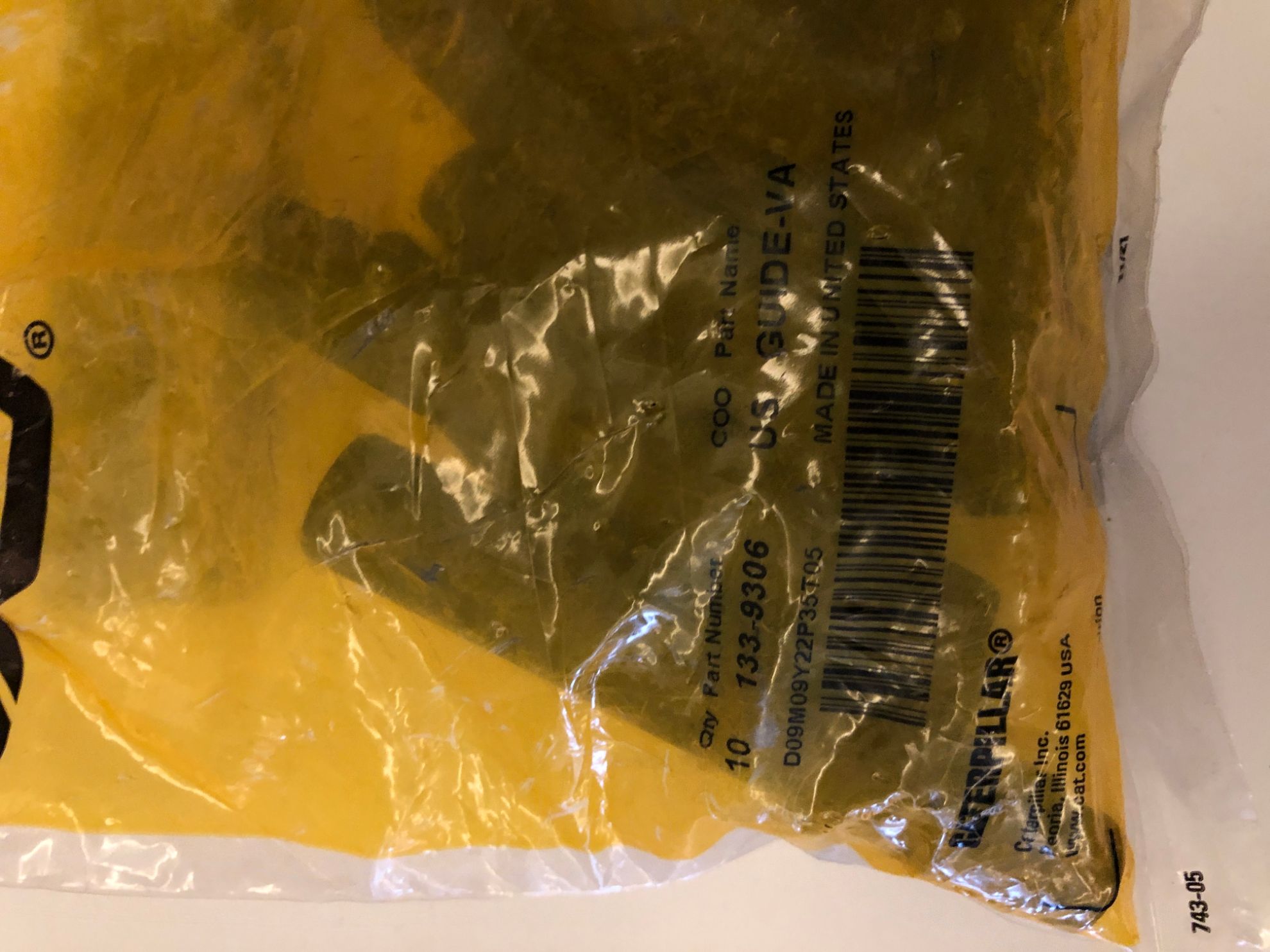 CATERPILLAR 133-9306: GUIDE-VALVE (STANDARD)(EXHAUST) | Novi Group