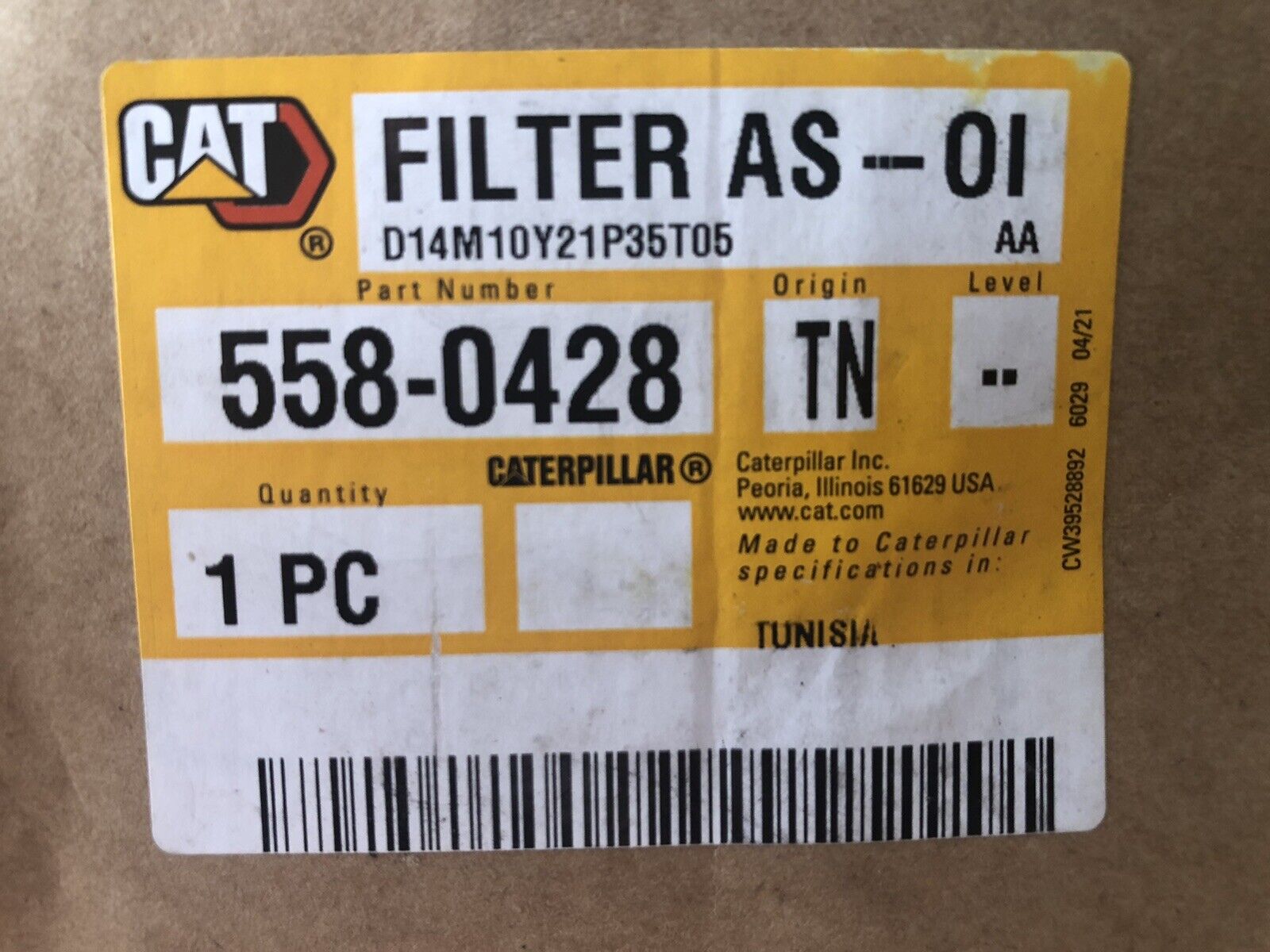 558-0428-FILTER AS-OIL | Novi Group