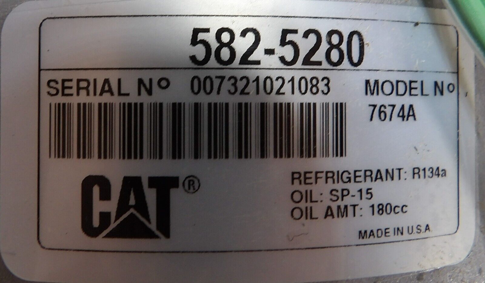 Caterpillar-582-5280: 4V Refrigerant Compressor | Novi Group