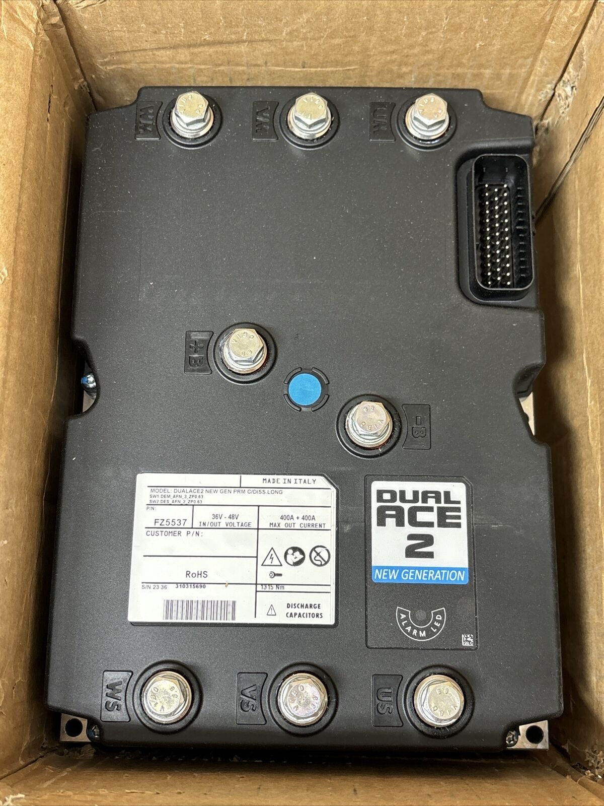 ZAPI-FZ5537: Dual Ace 2 New Generation Motor Controller 36-48V 400A | Novi Group