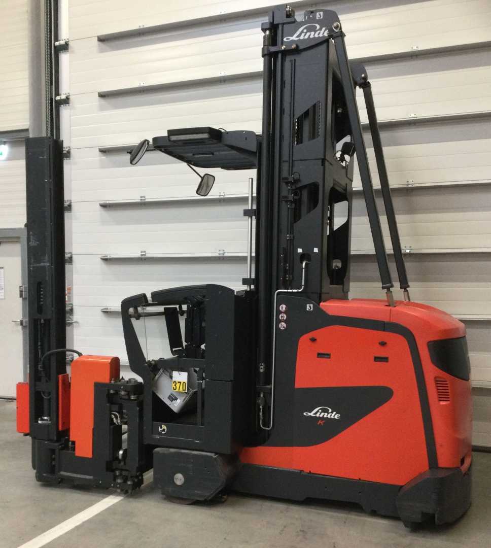 Linde K - Used 2018 Model 1250 kg, 11 m Electric Man-up Combination ...