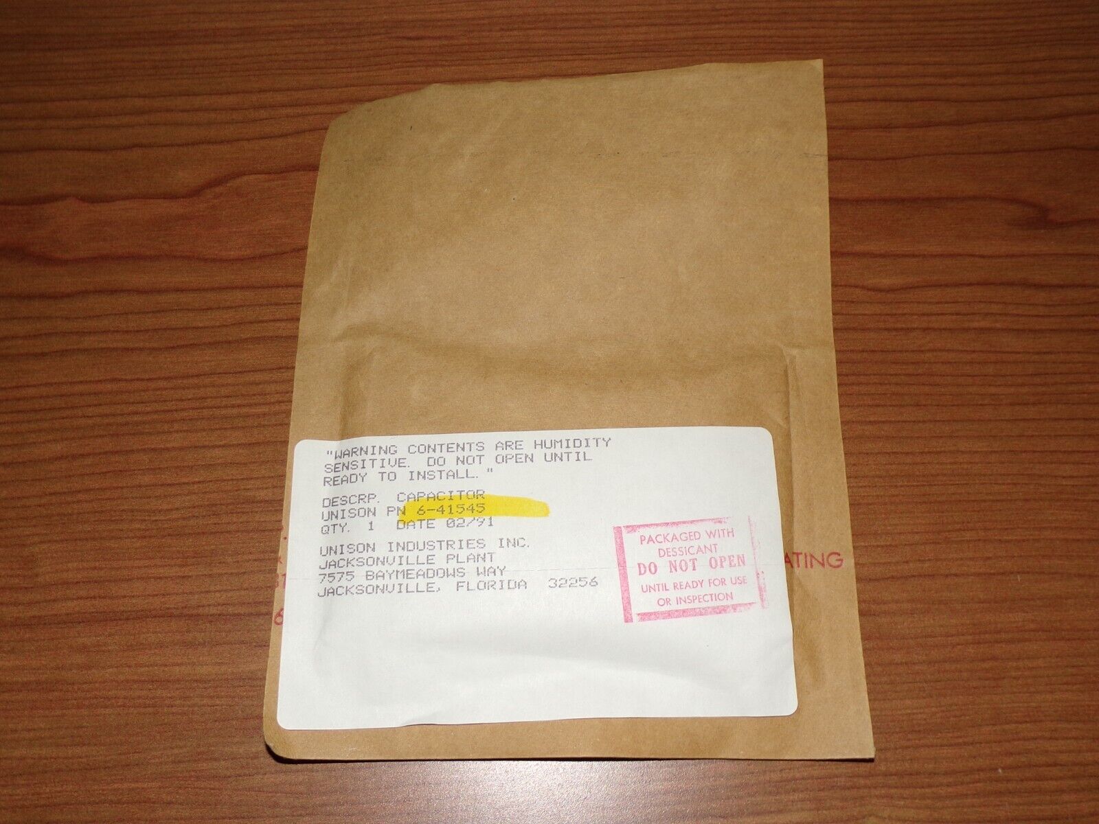 UNISON 6-41545: Ignition Exciter Capacitor | Novi Group