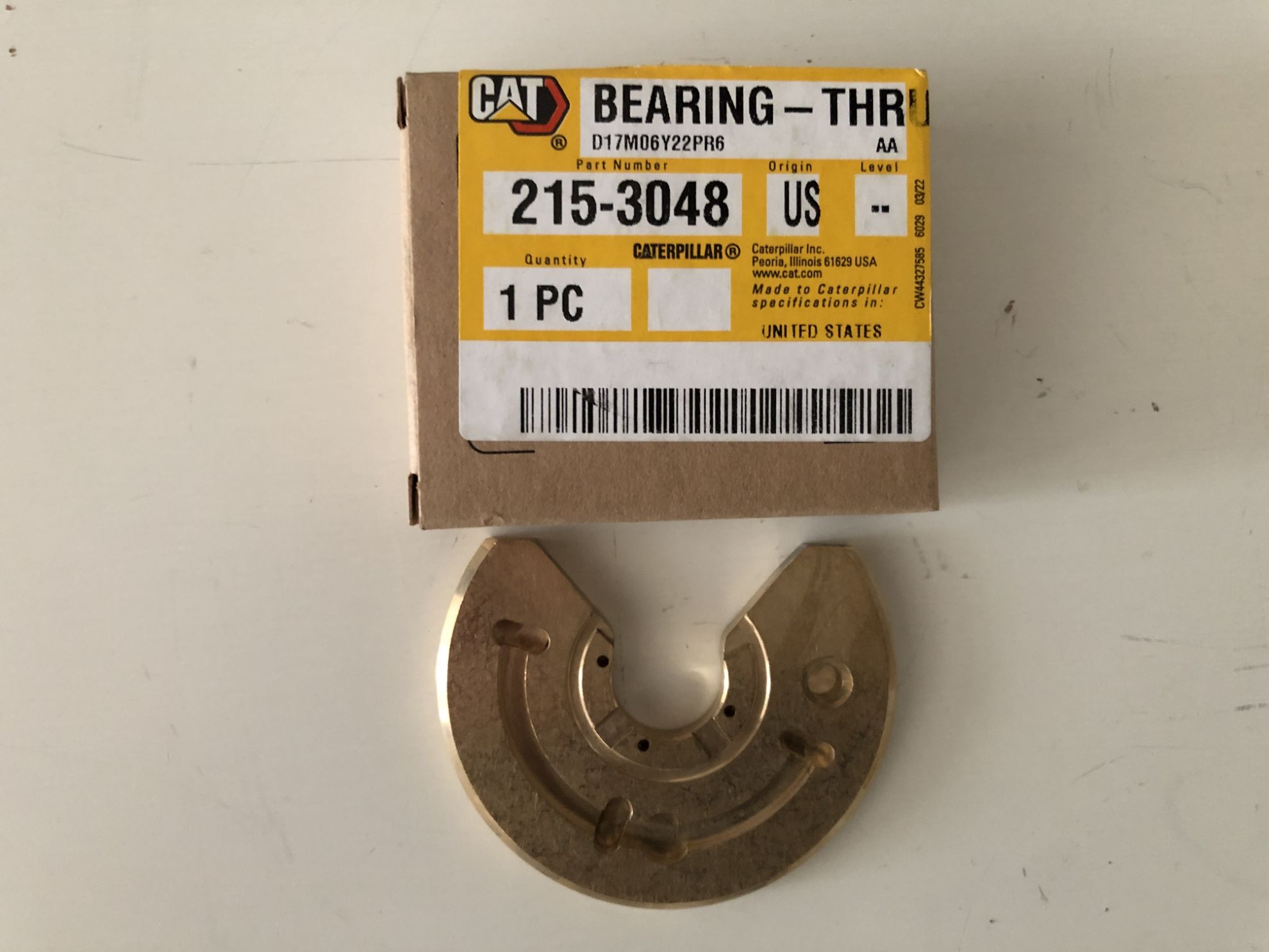CATERPILLAR 215-3048: BEARING-THRUST | Novi Group