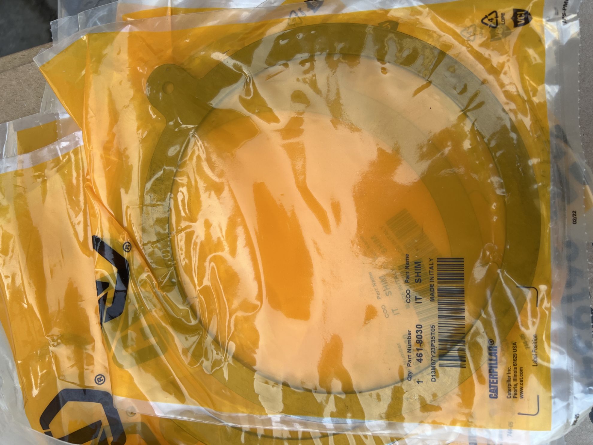 CATERPILLAR 461-8030: 1MM SHIM | Novi Group