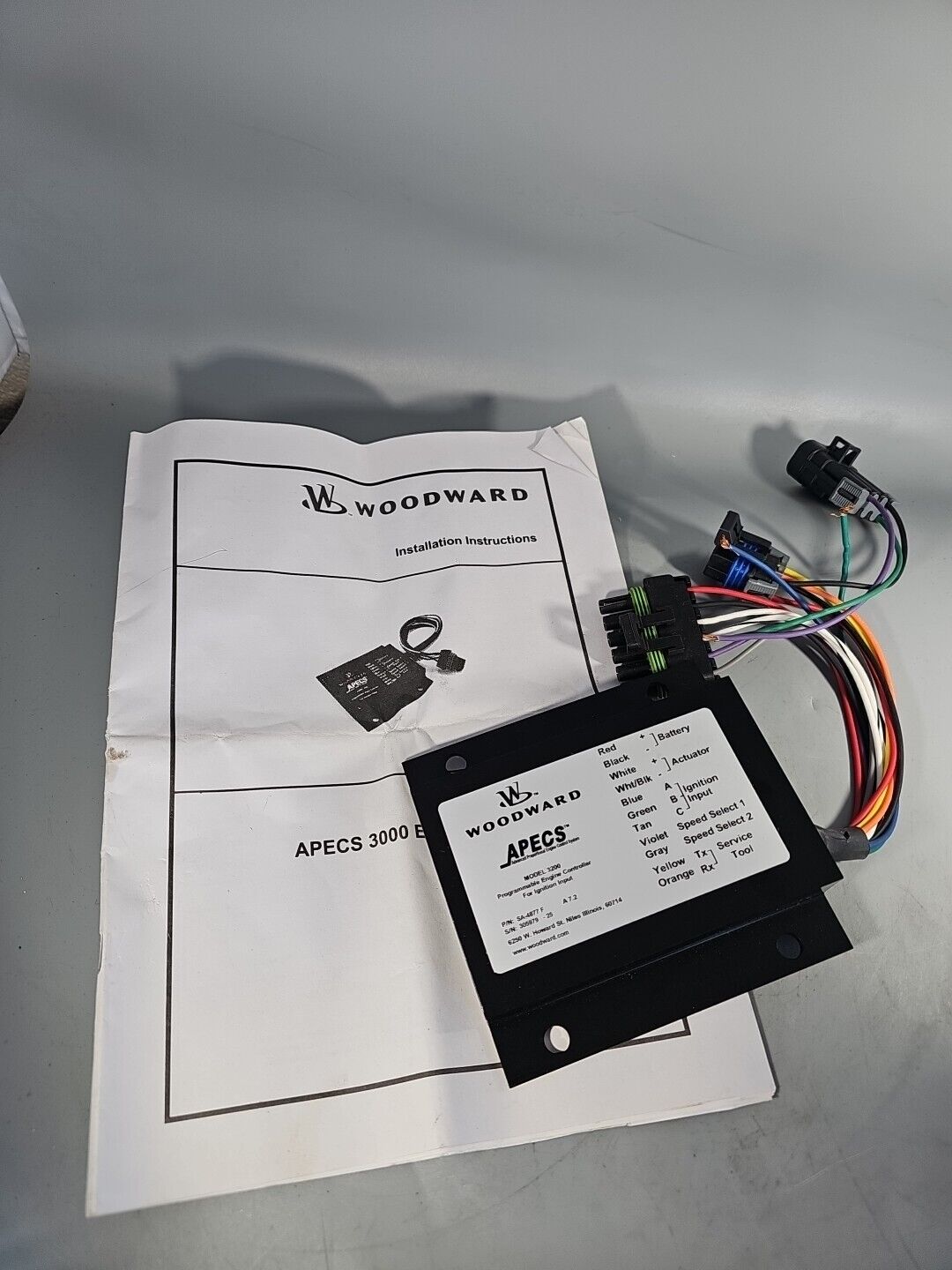 WOODWARD SA-4877F: APECS Model 3200 Programmable Engine Controller ...
